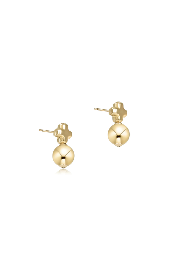 Enewton Signature Cross Small Gold Stud - Classic Gold – Cabana by The ...